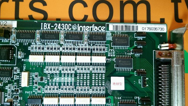 INTERFACE PCB EQUIPMENT BOARD IBX-2430C - 裕益科技自動化設備可程式編碼器PLC分散式控制系統DCS